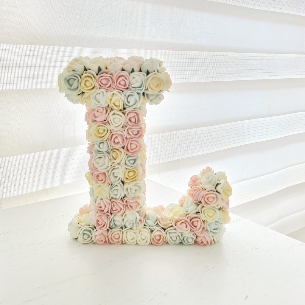 Letra floral candy colors – BB Home
